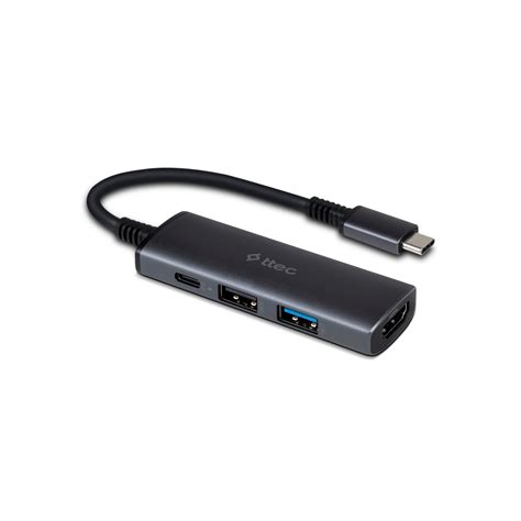 Ttec 4in1 Multiport Usb C Hub Usb C 100w Pd 3 0 4k Hdmi Usb A 3 2