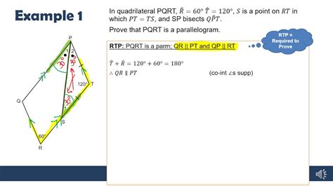 Gr 10 Geometry Proving Parallelograms Part 22 Youtube