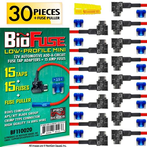 Купить Предохранители и держатели предохранителей BioFuse 30pc Add ...
