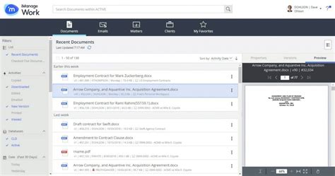 Review Inside The Cloud First Dms Of Imanage Work 102 Legaltech News