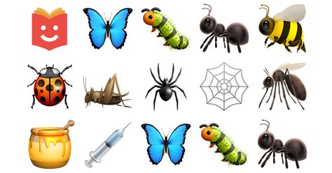 Insect Emojis Collection Copy Paste