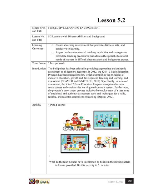 module 16 2021 notes engineering facilitating learner centered