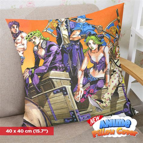 New Jojos Bizarre Adventure 40x40cm Square Anime Dakimakura Throw