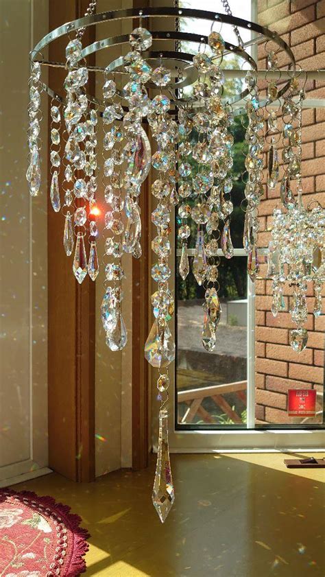 36％割引オレンジ系【海外限定】 スワロフスキー♡snow White♡シャンデリア♡スタンドサンキャッチャー♡ モビール インテリア小物
