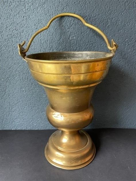 Holy Water Bucket Brass Bronze About 1900 Catawiki