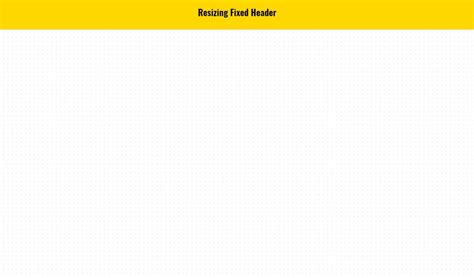 15 JavaScript Fixed Header Examples OnAirCode