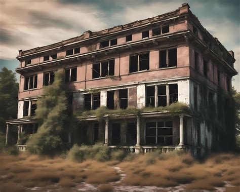 Premium Ai Image Abandoned Building Ai Generated