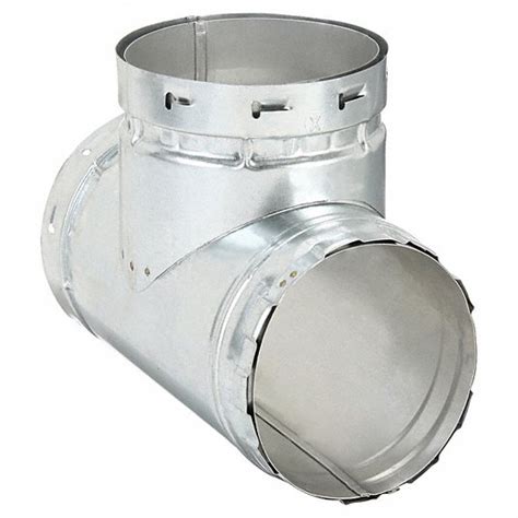 5 In Duct 10 In Lg Duct Tee 3f3765et Grainger