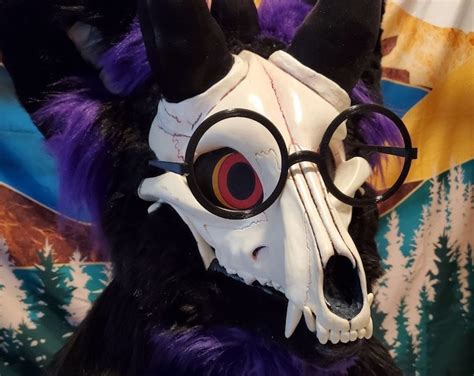 Fursuit Skull Glasses Etsy