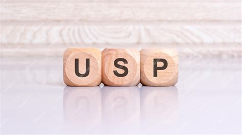 Premium Photo Concept Of Usp Word On Wooden Cubes Wooden Background