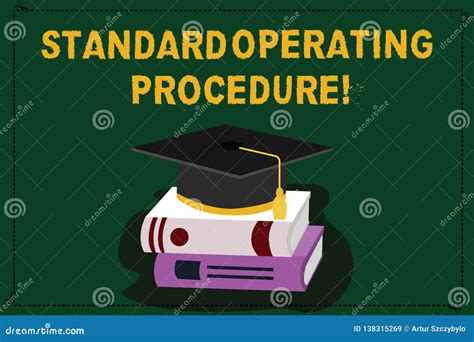 Text Sign Showing Standard Operating Procedure Conceptual Photo Detailed Directions On How To