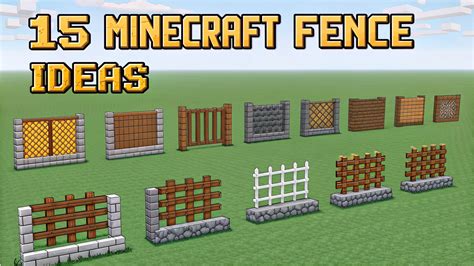 15 Minecraft Fence Ideas 2025 Protect Your Base