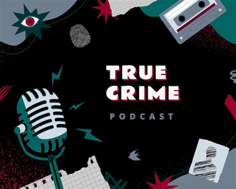 Premium Vector True Crime Podcast Cover