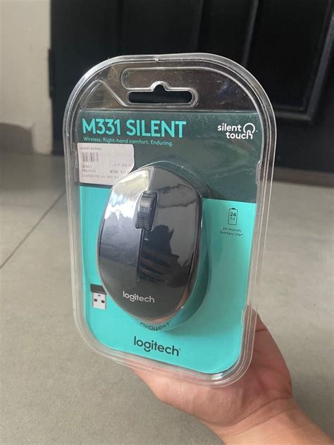 Logitech M Silent Plus Computers Tech Parts Accessories Mouse Mousepads On Carousell