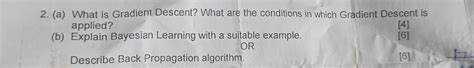 Solved A ﻿what Is Gradient Descent What Are The