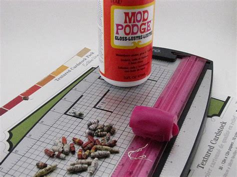 DIY Hand Rolled Paper Bead Necklace Frugal Upstate