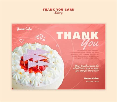 Premium Psd Bakery Template Design