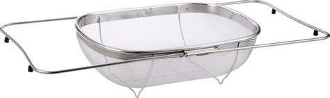 Pro Chef Kitchen Tools Stainless Steel Over The Sink Strainer 6 Quart