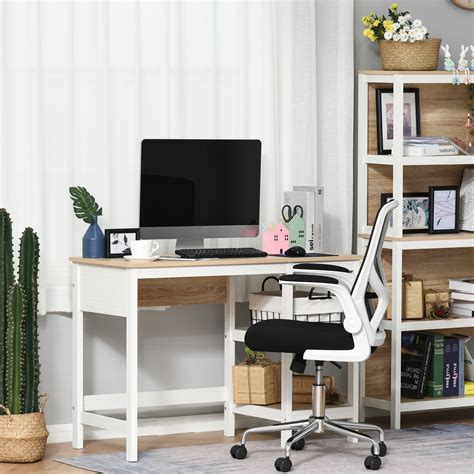 Homcom 2 In 1 Schreibtisch Mit 2 Fächern 110 Cm Kaufen Bei Digitec