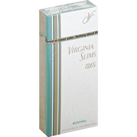 Virginia Slims Cigarettes 120s Gold Pack Menthol Cigarettes