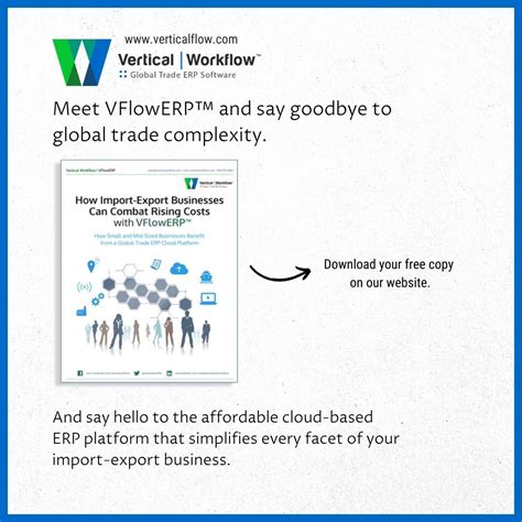 Vertical Workflow Software On Linkedin Software Vflowerp Verticalworkflow Clouderp Erp