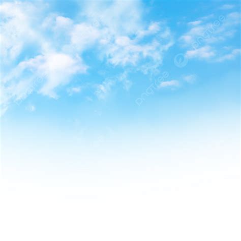 푸른 하늘 흰 구름 그라데이션 푸른 하늘 하늘 배경 파란 하늘 Png 일러스트 및 Psd 이미지 무료 다운로드 Pngtree