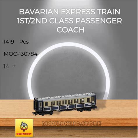 Moc Factory 130784 Bavarian Express Train 1st2nd Class Passenger Coach