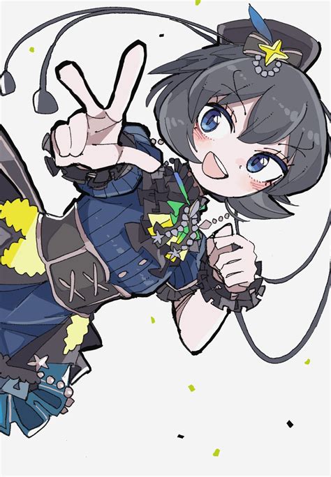 Safebooru 1girl Animal Costume Bird Girl Black Hair Blue Eyes Corset