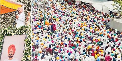 सिद्धू मूसेवाला के भोग समागम में उमड़े पगड़ी वाले 3 लाख लोग मुफ्त