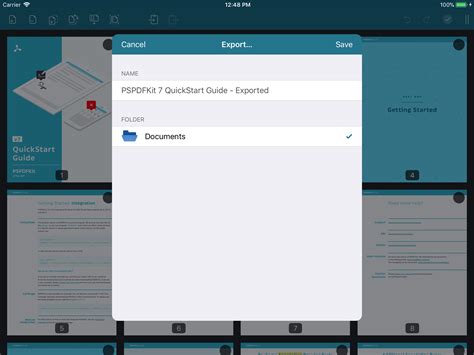 Pdf Editing Toolbar Ui In Ios Viewer Nutrient