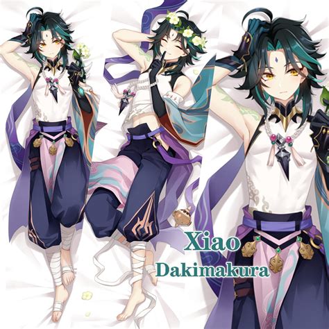 Genshin Impact Xiao Dakimakura Cover Hugging Game Character Fullbody