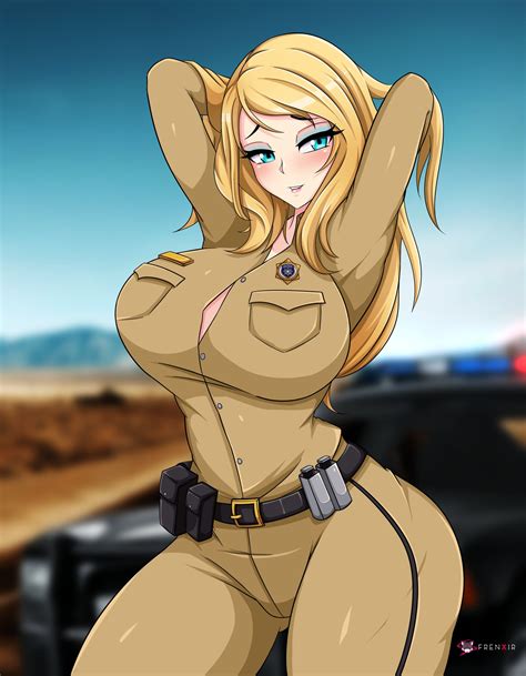 Rule 34 1girls Belt Big Breasts Blonde Hair Blue Eyes Blush Blushing