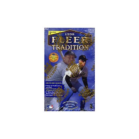 1998 Fleer Tradition Series 2 Baseball Hobby Box Steel City Collectibles