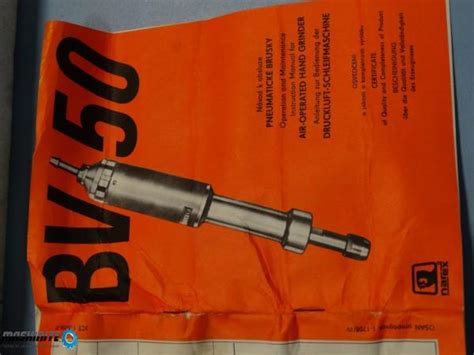 Машините Ръчен пневматичен шлайф Bv 50