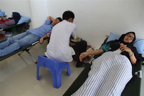 Hms Itera Pmi Himpun Puluhan Kantong Darah Itera