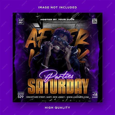 Premium Psd Night Party Flyer Design