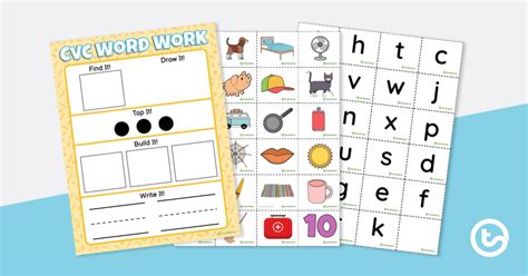 Free Cvc Words Letter Frames Teacher Made Twinkl 55 Off