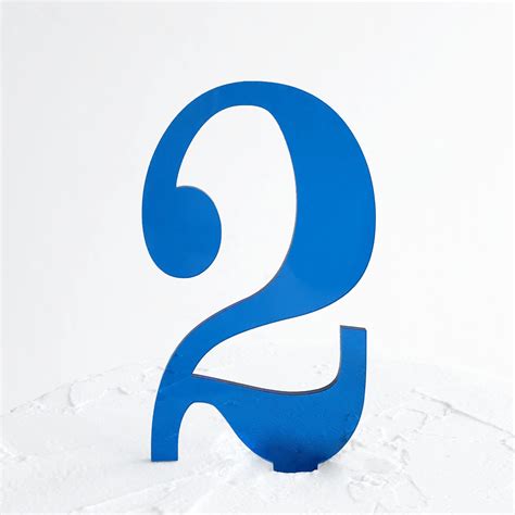 Number 2 Cake Topper Sandra Dillon Design