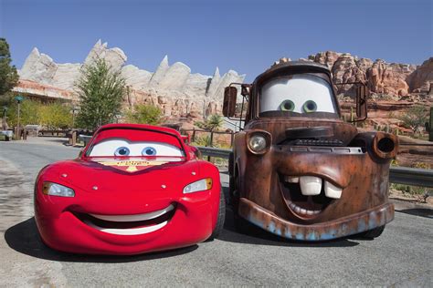 Disneyland Cars Land Launch MEET LIGHTNING MCQUEEN AND MAT Flickr