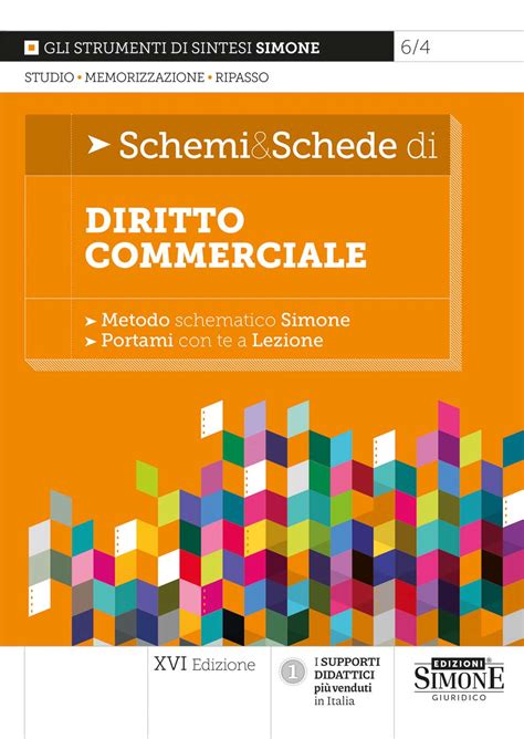Schemi And Schede Di Diritto Commerciale 64 Edizioni Simone