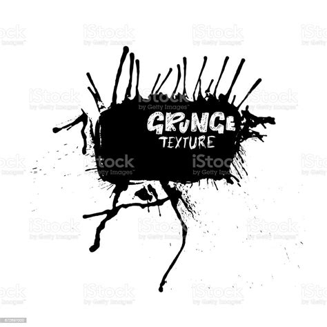 잉크 벡터 브러시 스트로크와 벡터 일러스트입니다 그런 지 손으로 그려진 수채화 질감 텍스트를 위한 공간입니다 0명에 대한 스톡