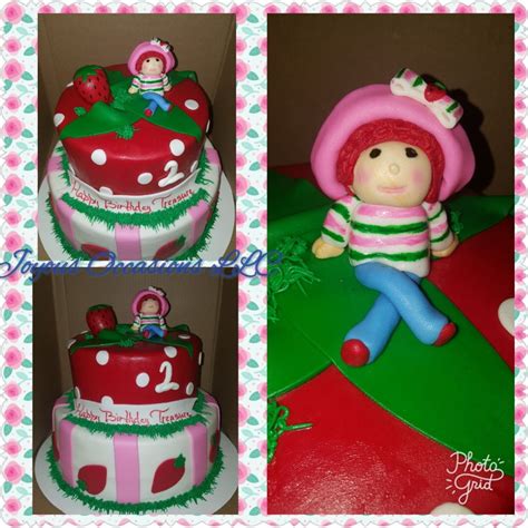 Strawberry Shortcake Themed Birthday Cake CakeCentral