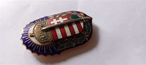 A VitÉzi Rend ZomÁncozott JelvÉnye SorszÁmos 1990 KÖrÜl Vatera Hu