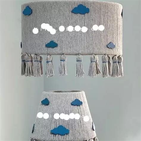 خرید و قیمت ست لوستر اتاق خواب مدل ابر مکرومه از غرفه نخ و گره