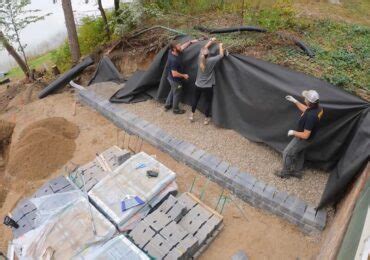 Building A Block Retaining Wall Rogue Engineer