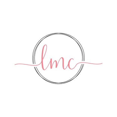 Premium Vector Lmc Logo Initial Circle Design Trendy