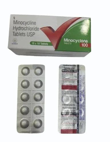Minocyclone Minocycline Hydrochloride Tablet 100 Mg Packaging Size 10x10 At Rs 600 Box In Nagpur