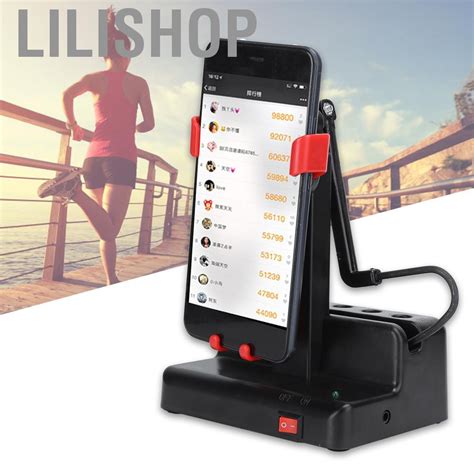 ⚡สินค้ายอดนิยม⚡lilishop เครื่องปั่นโทรศัพท์มือถืออัตโนมัติซ้ายขวาขั้นตอนสวิงเคาน์เตอร์โทรศัพท์