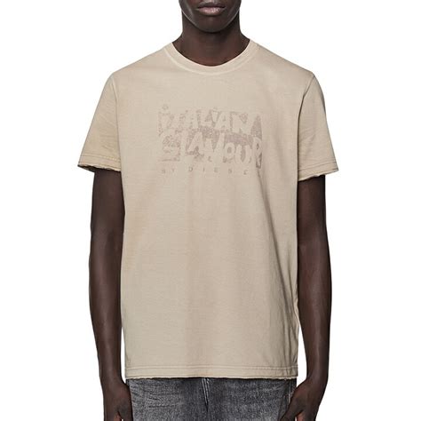 【楽天市場】 Diesel ディーゼル メンズ ウォッシュ加工 カットオフ 切りっぱなし スリムフィット 半袖tシャツ カットソー【t