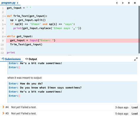 Solved Testing The Example In The Question Testing When No Chegg Com